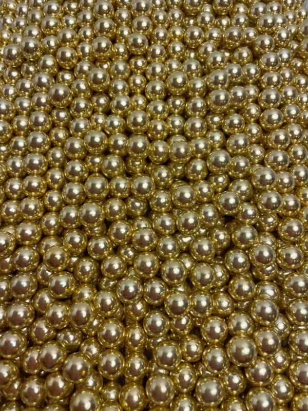 Chocoballen metallic goud - Fardau's Taarten Plus
